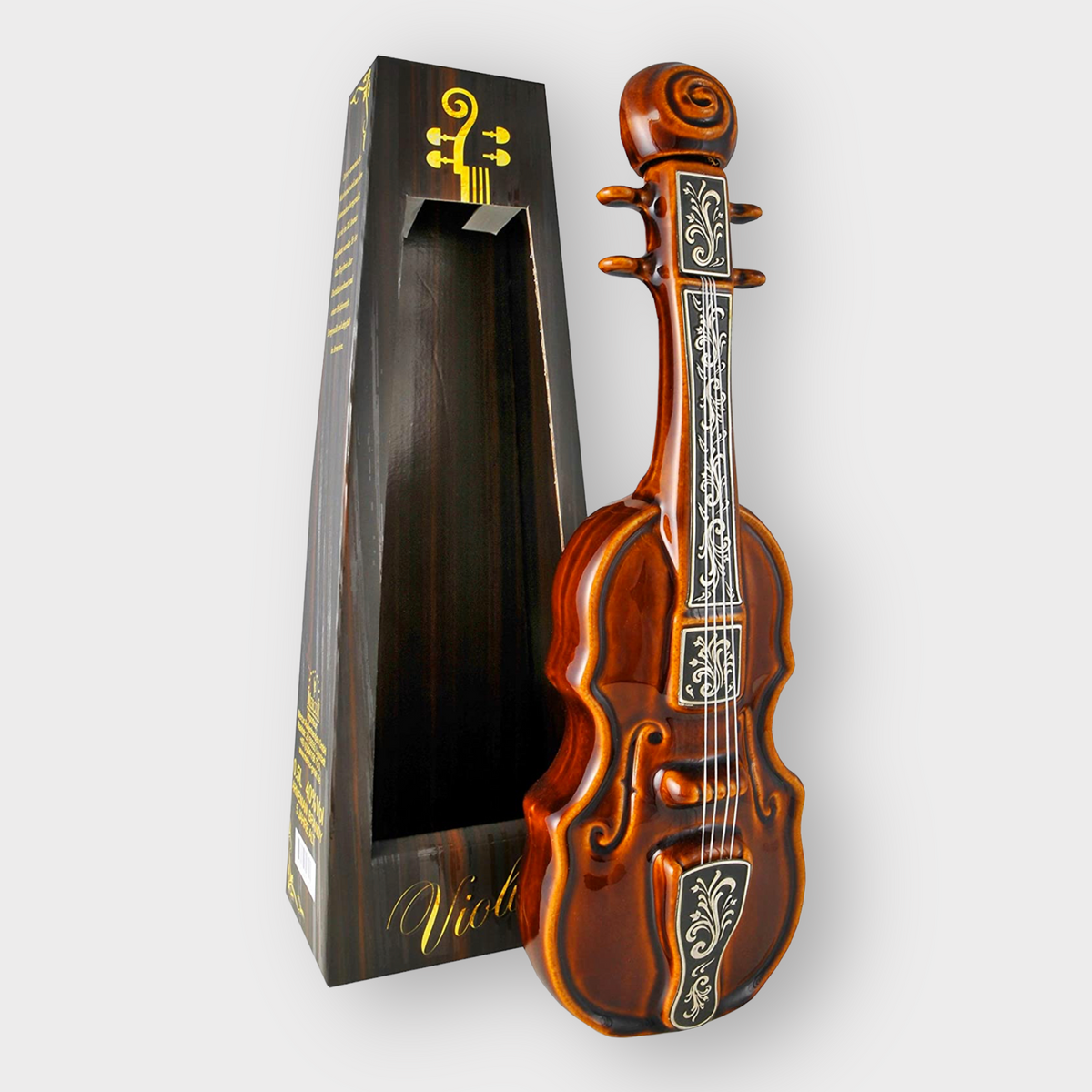 Proshyan Armenian Brandy Violine Shaped Ceramic Bottle, 0.5L ...